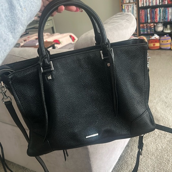 Rebecca Minkoff | Bags | Rebecca Minkoff Black Satchel Handbag | Poshmark